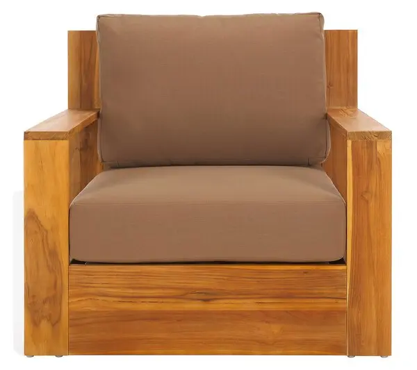 SAFAVIEH Kauai Brazilian Teak Patio Chair - One-color
