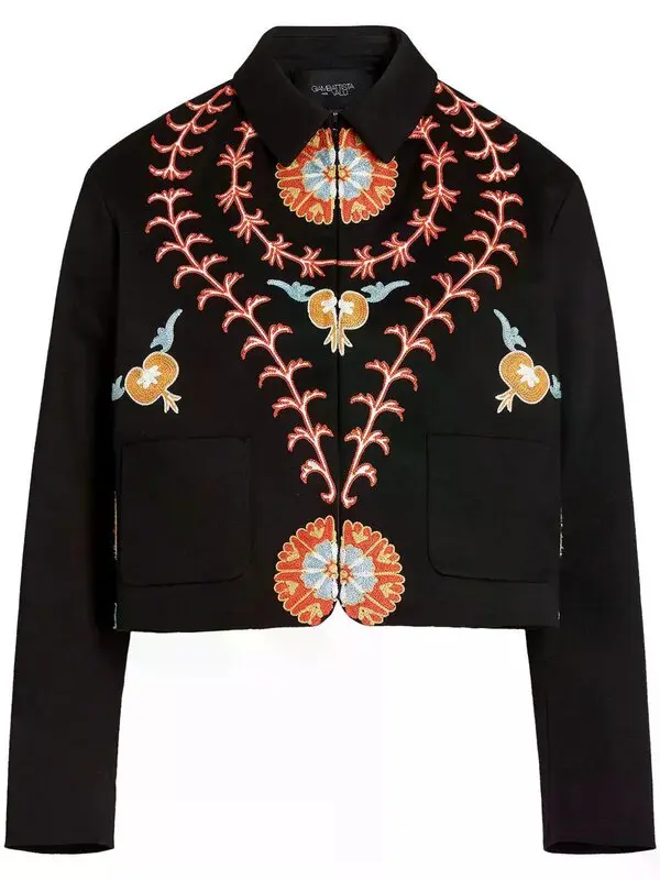 Giambattista Valli Silk Road Jacket - Black