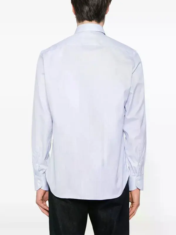 Canali Mini-check Shirt