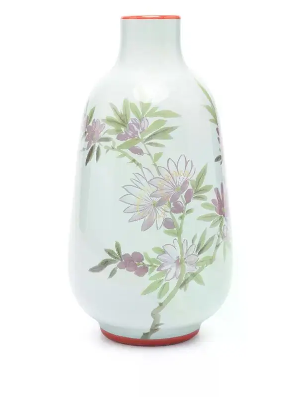 PIERRE-LOUIS MASCIA Floral-print Vase - Blue