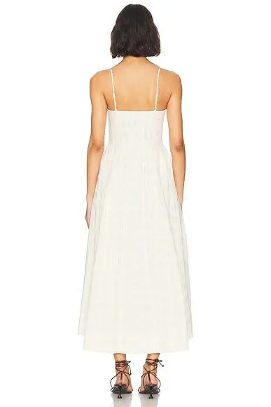 Simkhai Kittiya Midi Dress - Sand Multi