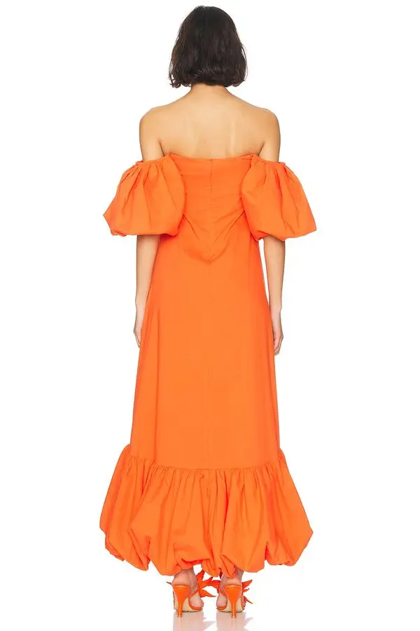Caroline Constas Lucia High-low Midi Dress