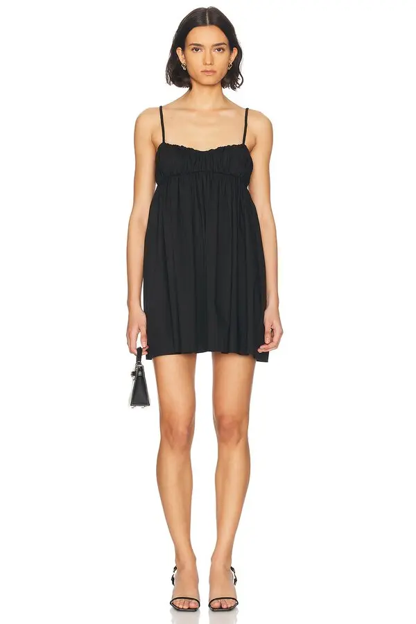 Caroline Constas Rosaline Empire Mini Dress In Black - 43% Off |  Editorialist