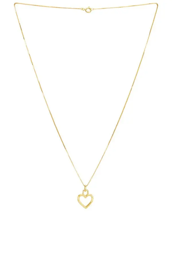 DEVE Petit Coeur Necklace - Gold Vermiel