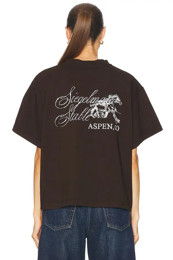 SIEGELMAN STABLE X Crop Tee