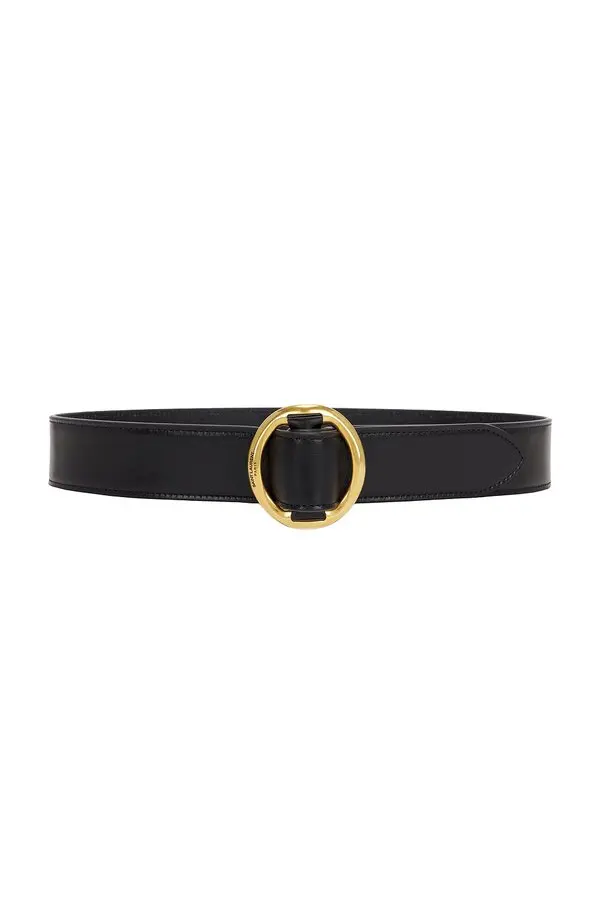 Saint Laurent Leather Belt - Nero