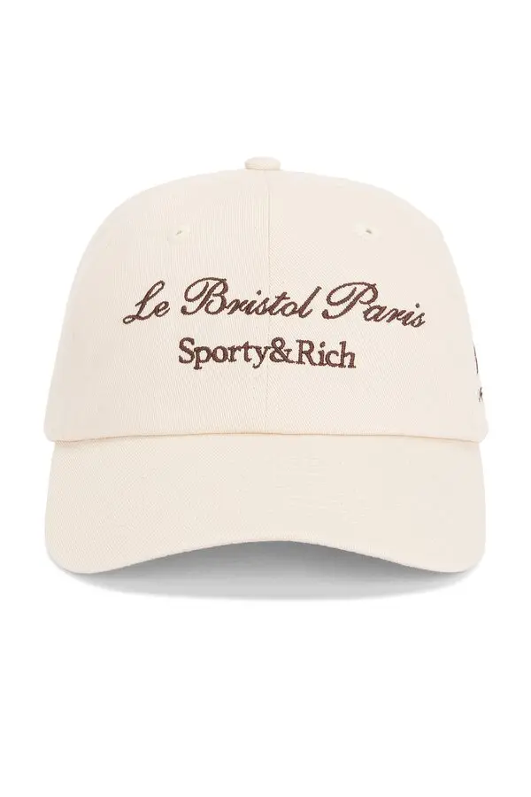 SPORTY & RICH X Le Bristol Paris Faubourg Cap - Cream