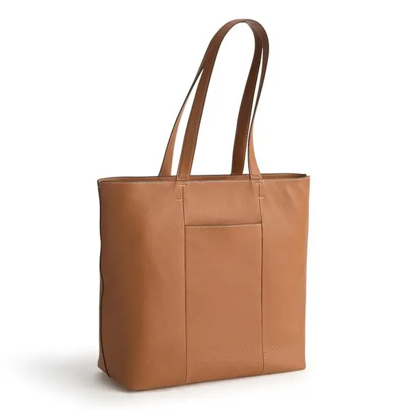 VERA BRADLEY Original Zip Tote Bag - Brown