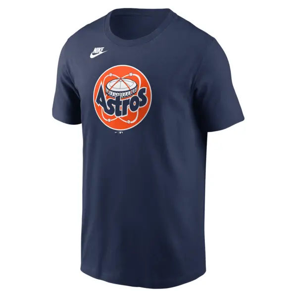 Nike Houston Astros Cooperstown Team Logo Mlb T-shirt - Blue