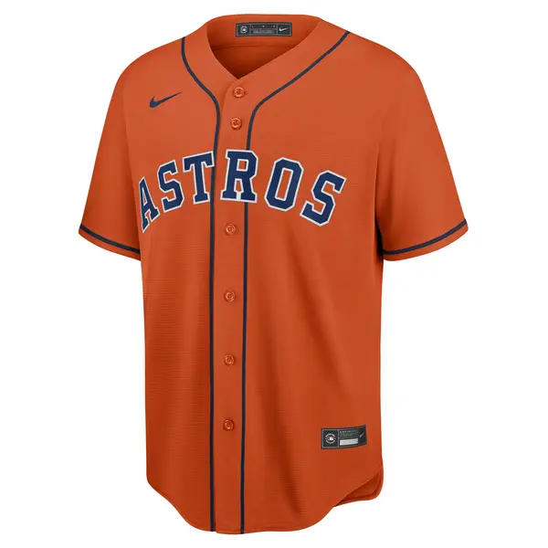 Nike Mlb Houston Astros Replica Baseball Jersey - Orange