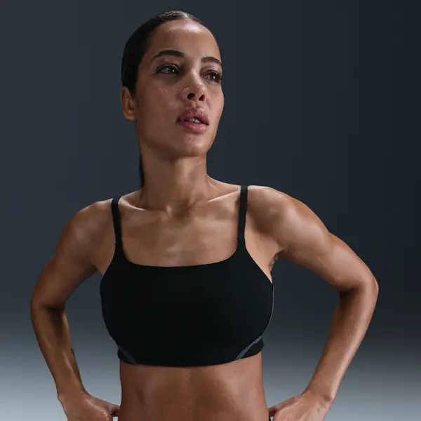 Nike One Convertible Light-support Lightly Lined Sports Bra - Black