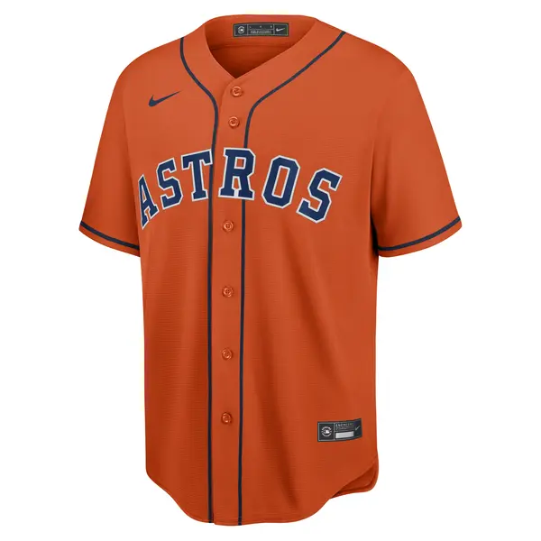 Nike Mlb Houston Astros Replica Baseball Jersey - Orange