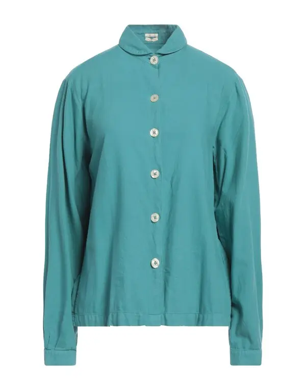 Massimo Alba Twill Shirt With Peter Pan Collar