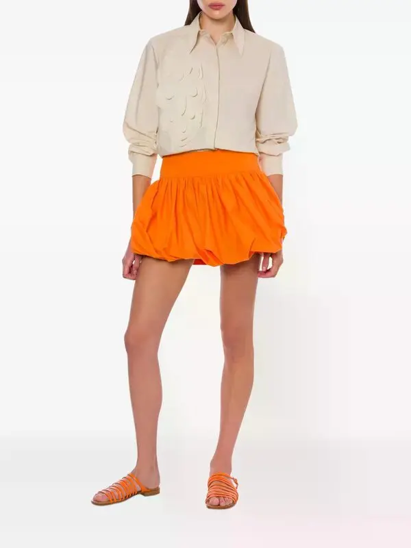 Alberta Ferretti Puffball-hem Shorts