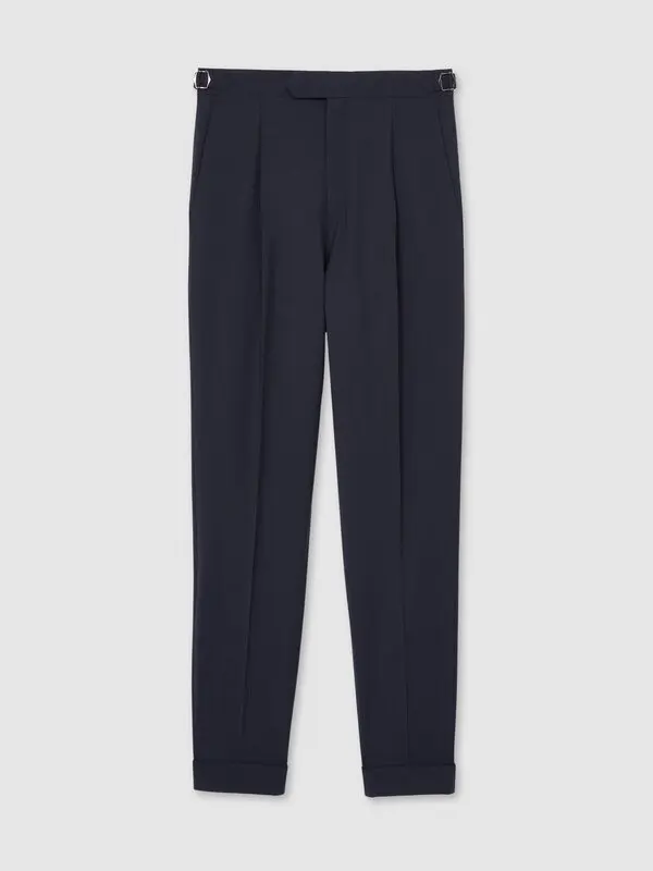 REISS Slim Fit Wool Blend Suit Trousers