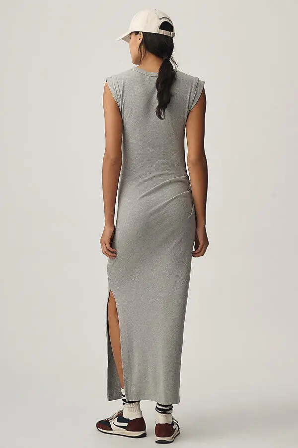 Michael Stars Calliope Power Shoulder Maxi Dress