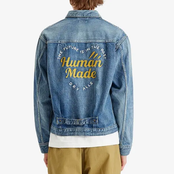 Human Made Denim Work Jacket In Indigo - 35% Off | Editorialist