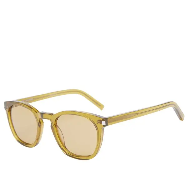 Saint Laurent Sl 28 Sunglasses - Green/brown