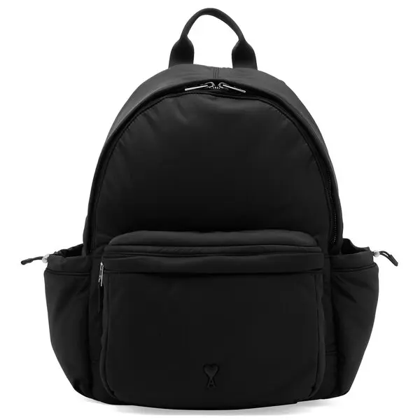 Ami De Coeur Backpack - Wool Gabardine Black