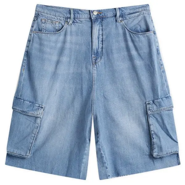 Good American Denim Cargo Short - Indigo