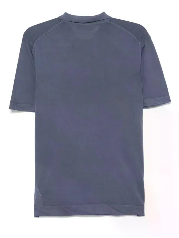 Peuterey Fine-knit Polo Shirt - Blue
