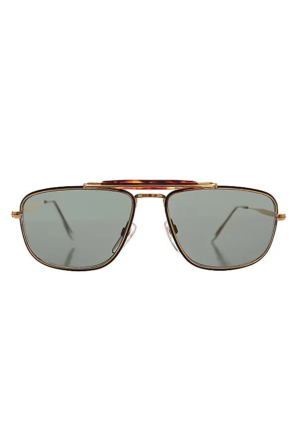 SUNGLASS MUSEUM Vintage Huntley Sunglasses By - Gold