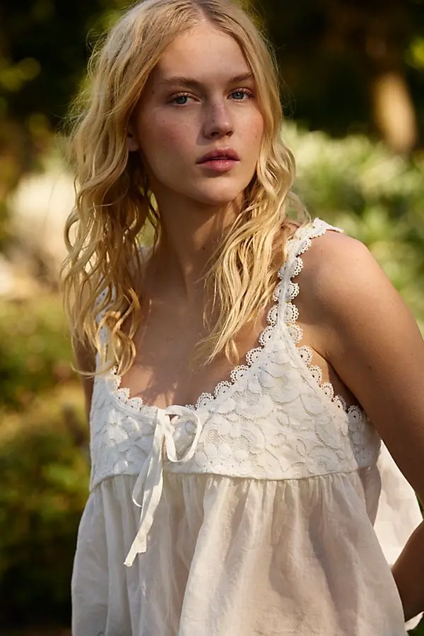 Free People Stevie Lace Tank Top