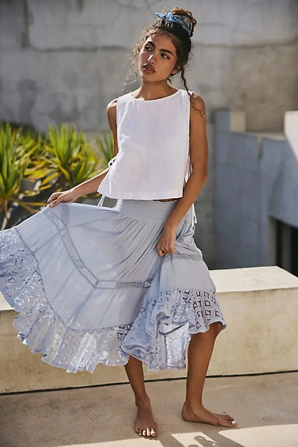Free People River Convertible Skirt