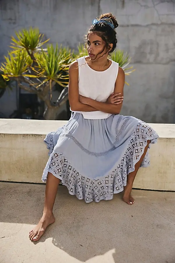 Free People River Convertible Skirt