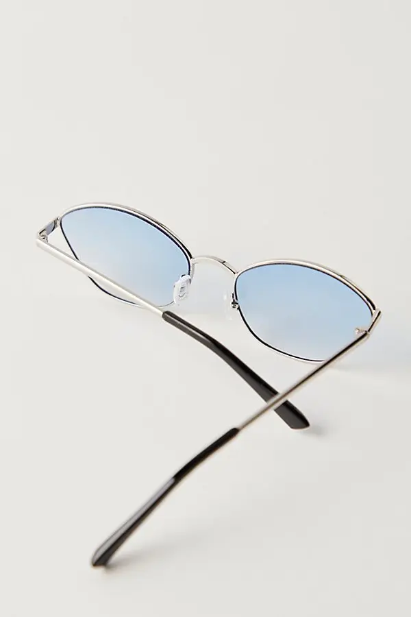 Free People Ashley Metal Cat-eye Sunglasses