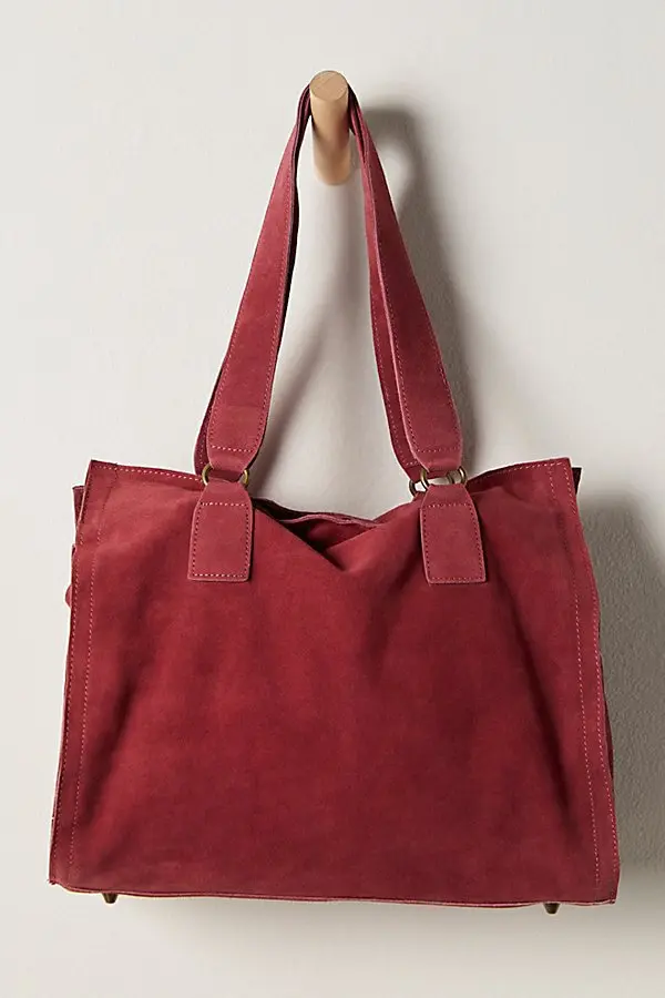 Free People Salma Suede Tote Bag