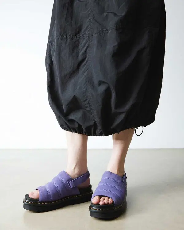 Doc Martens Kole Zebrilus Suede Platform Sandal Twilight Purple UK 10 US M11/W12 Kole Suede sandals in Twilight Purple | Dr. Martens main image 4
