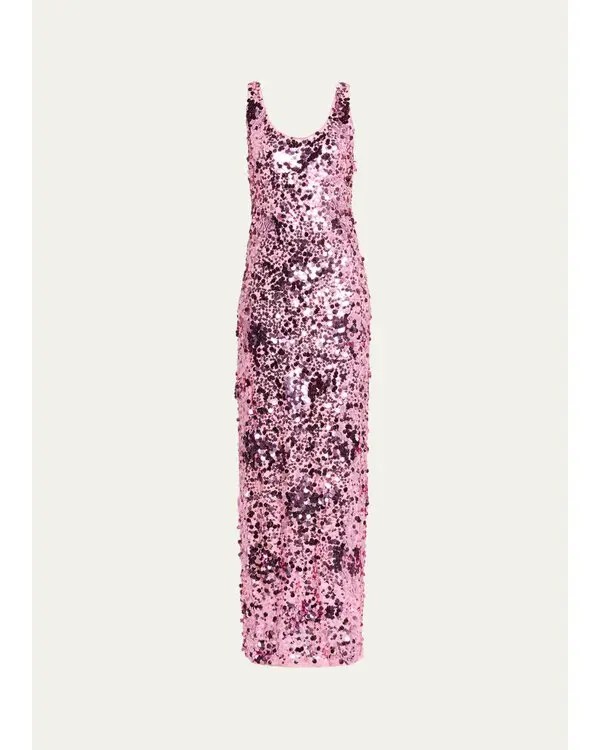 Simkhai Bex Sequined Maxi Dress - Ivory