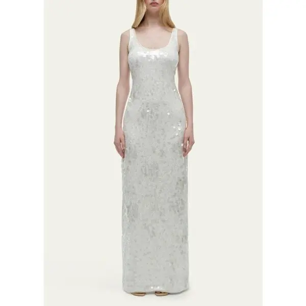 Simkhai Bex Sequined Maxi Dress - Ivory