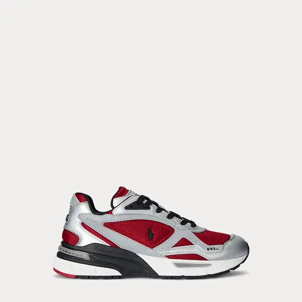Ralph Lauren Trackster 275 Sneaker - Rl2000 Red/silver/black