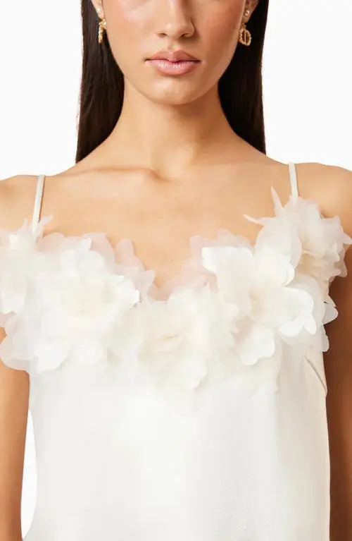ELLIATT Katalina Organza Floral Appliqué Mini Dress