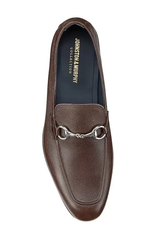 Johnston & Murphy Collection Taylor Bit Loafer - Brown Italian Calfskin
