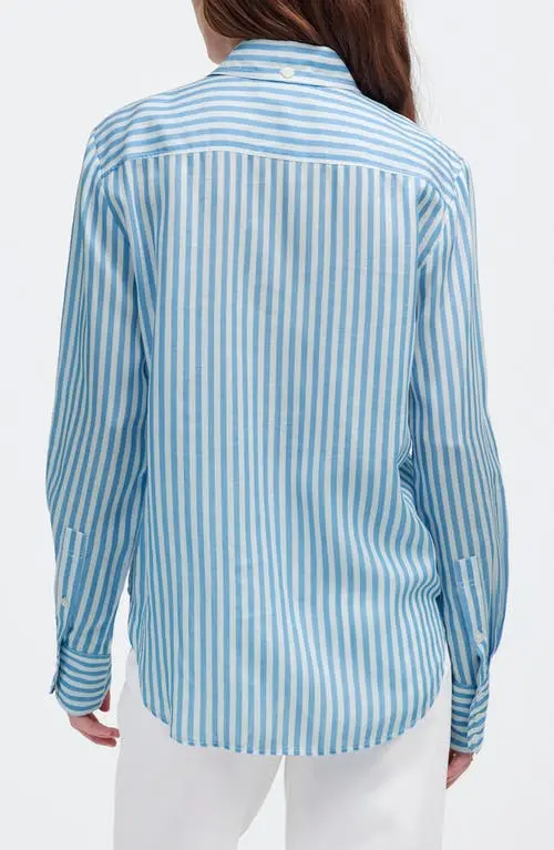 Madewell Stripe Utility Pocket Button-up Shirt