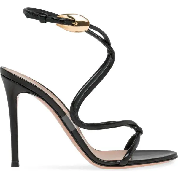 GIANVITO ROSSI Jungle Mamba Sandals - Black