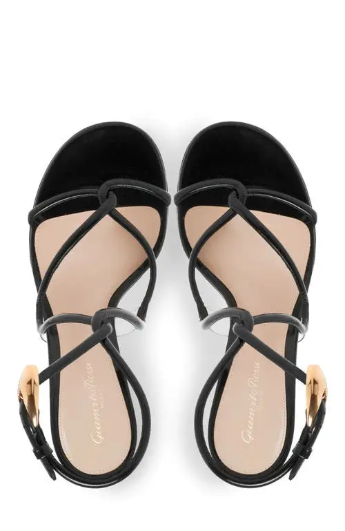 GIANVITO ROSSI Jungle Mamba Sandals - Black