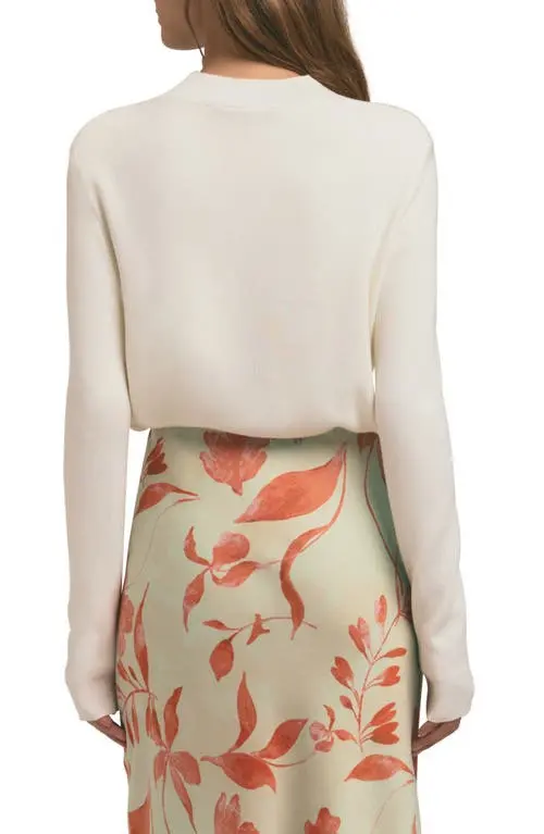 FAVORITE DAUGHTER The Whitney Mock Neck Sweater - Ivory