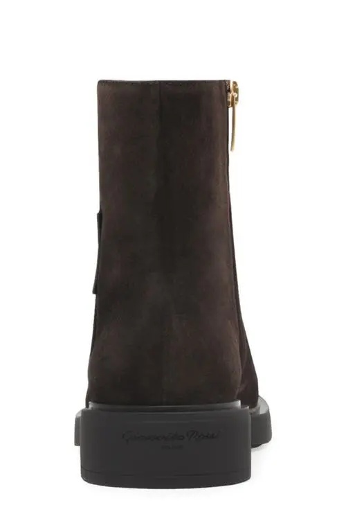 GIANVITO ROSSI Lexington Zip Up Boots - Brown