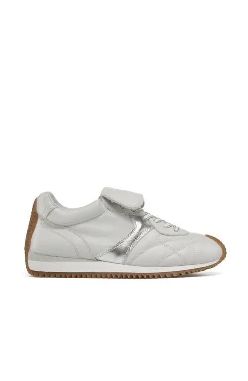 J/SLIDES NYC Lottie Jogger Sneaker - White Silver