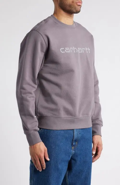 Carhartt Work In Progress Rivet Script Cotton Sweatshirt