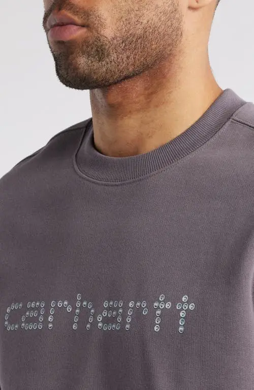 Carhartt Work In Progress Rivet Script Cotton Sweatshirt