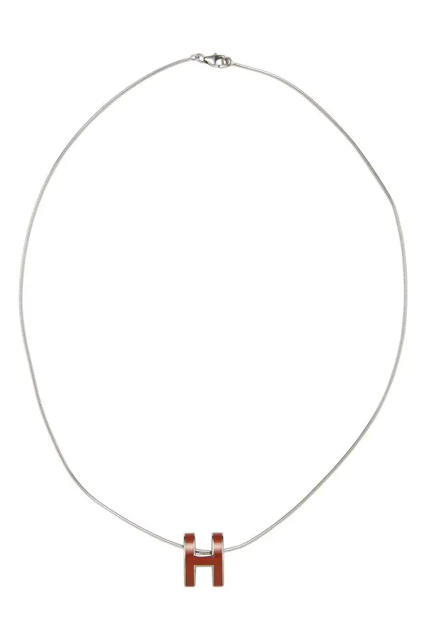 Hermès Pop H Necklace - Orange