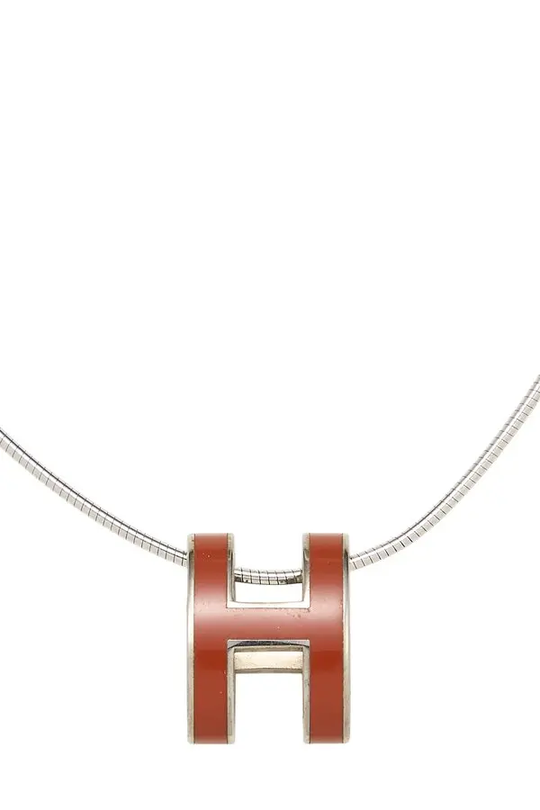 Hermès Pop H Necklace - Orange