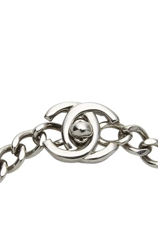 Chanel Cc' Turnlock Necklace