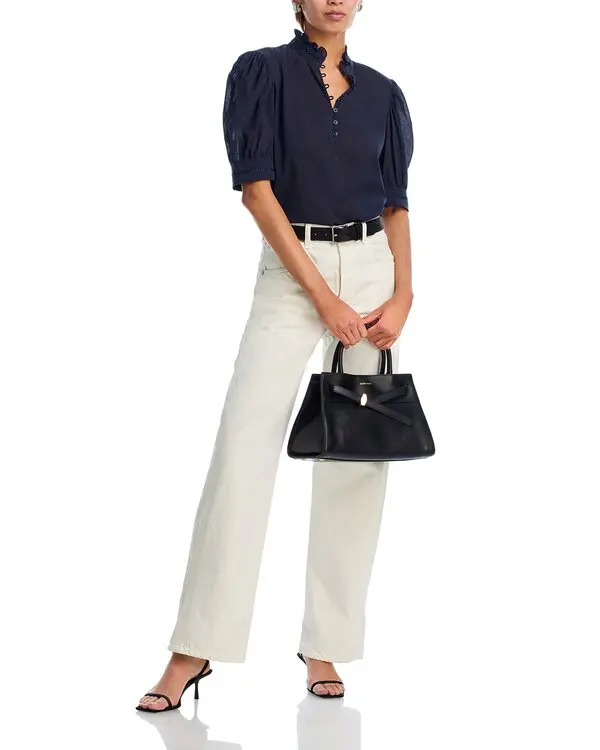 FRAME The Ruffle Collar Top
