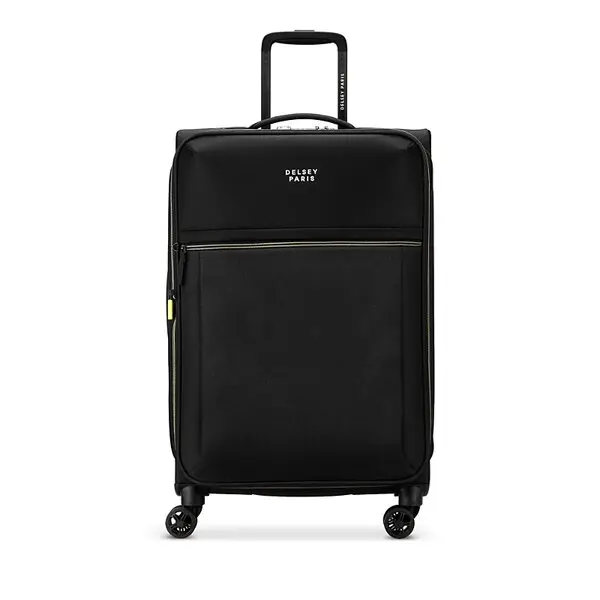 DELSEY PARIS Brochant 3 24-inch Expandable Spinner Suitcase - Deep Black
